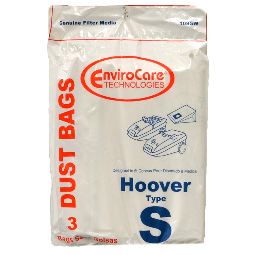 Hoover Type S Replacement Bags - 3, 6, and 9 pack