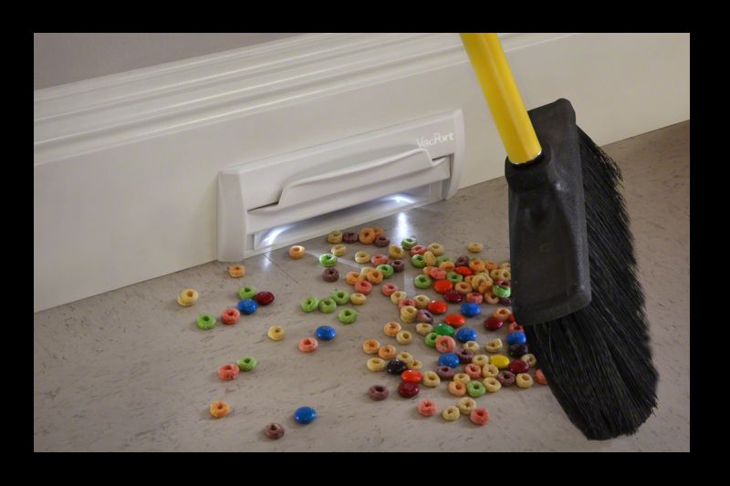 VacPort Automatic Dustpan with LED Beige