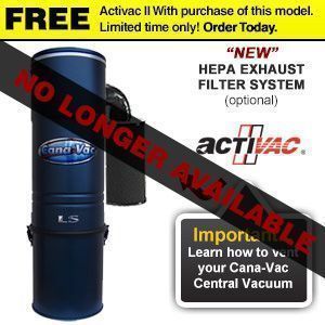 Cana-Vac LS-700 / 700-LS Central Vacuum System