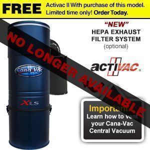 Cana-Vac XLS-911 / 911-XLS Central Vacuum System