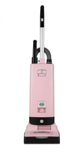 SEBO X7 91547AM Pastel Pink Upright Vacuum | 12" Powerhead & Auto Height