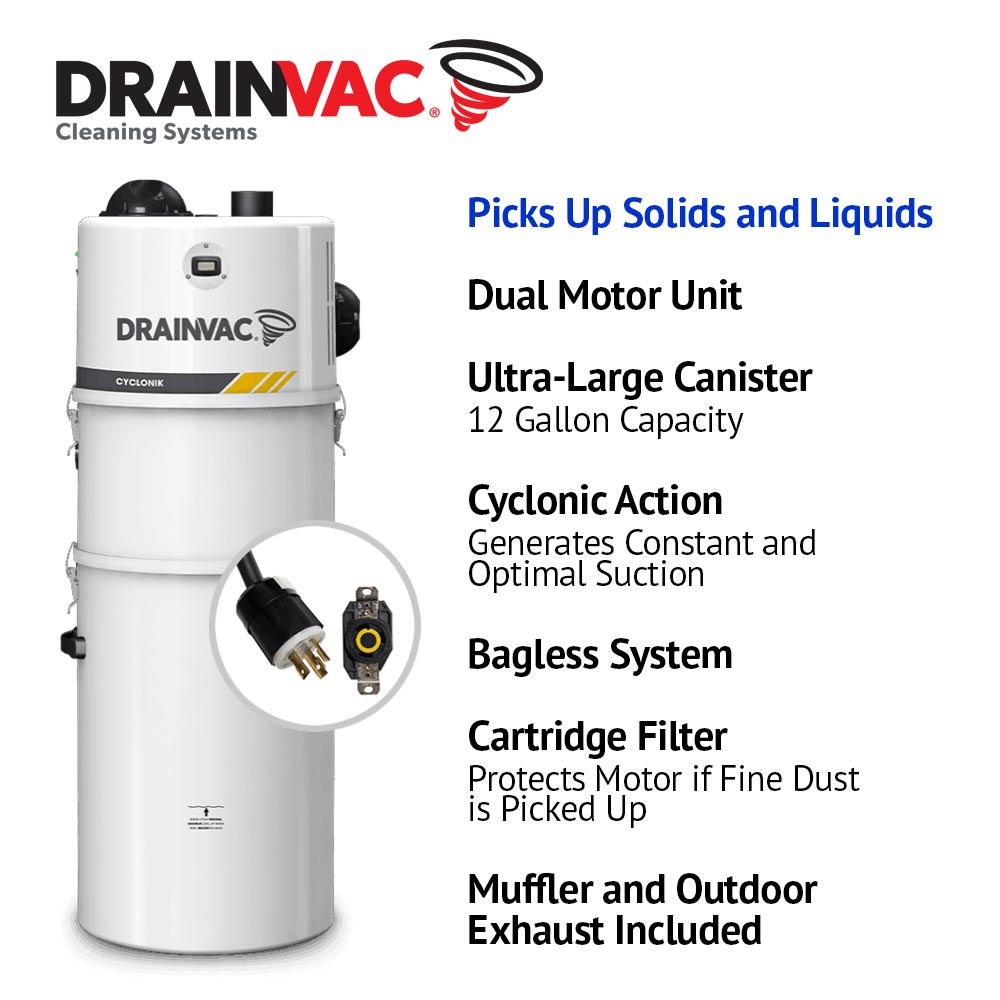 Drainvac DV1R20 Central Vacuum System