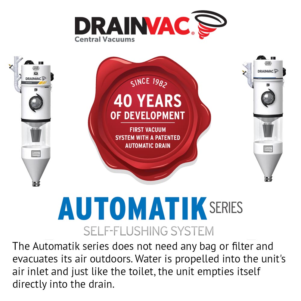 Drainvac DV2A31-27CB Central Vacuum System