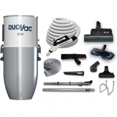 DuoVac Star Central Vacuum And ET-1 Combo Kit | Free Shipping