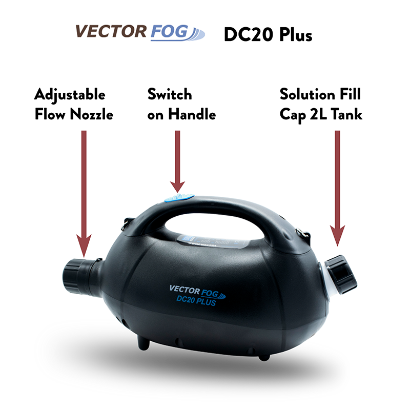 Vectorfog DC20 Plus Cordless ULV Cold Fogger