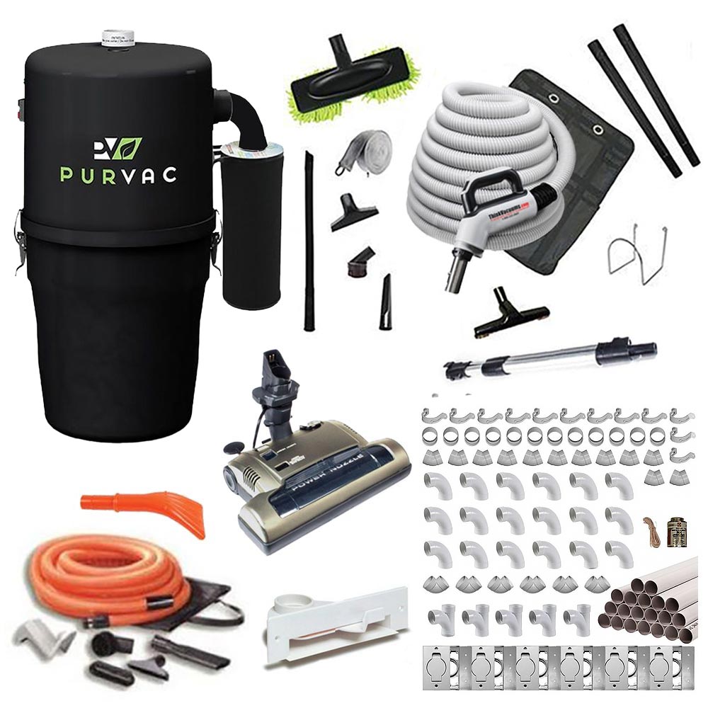 PurVac Elite Package Builders Package (6 Inlet Kit) w/ Lifetime Warranty