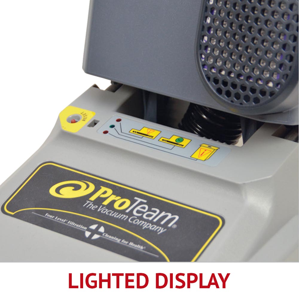 ProTeam ProForce 1200XP Grey Upright Vacuum