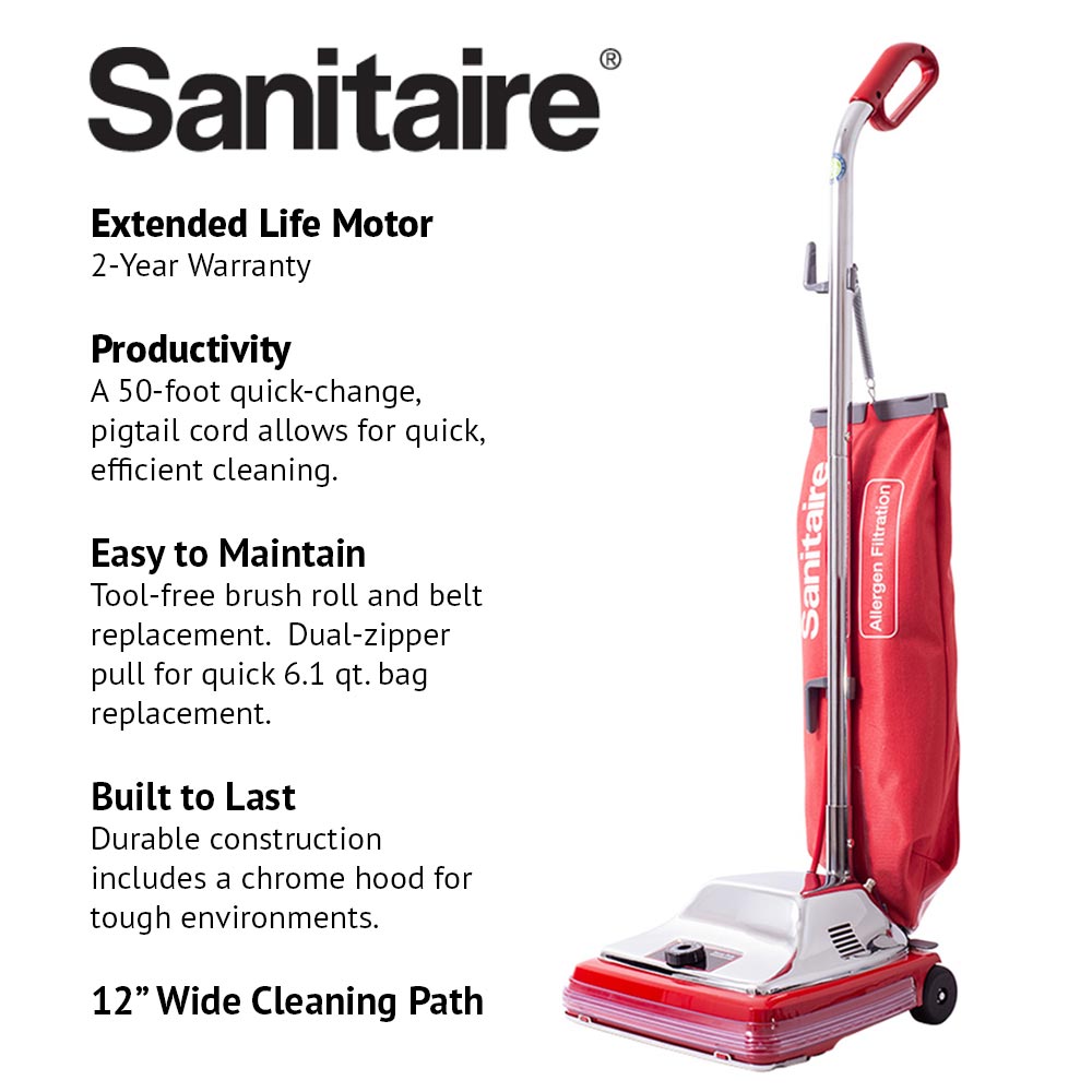 Sanitaire Tradition SC888 (Commercial-Grade) Upright Vacuum