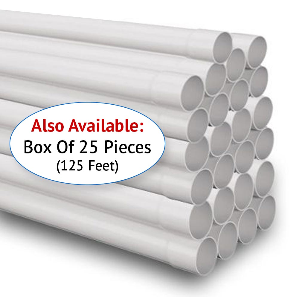 Schedule 20 Central Vacuum PVC Pipe - Professional Flomax Gold
