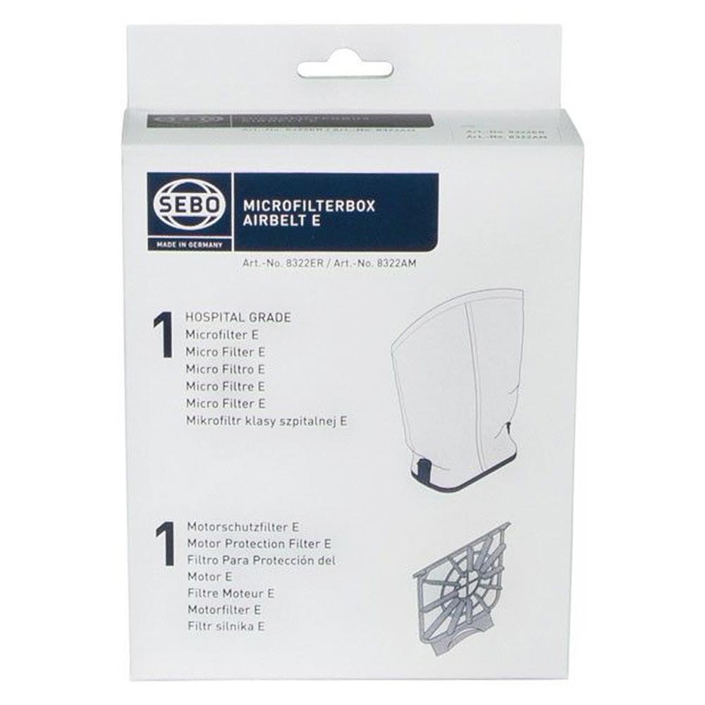 SEBO Airbelt E Microfilter Box Set (8322AM) | Sebo E1 and E3