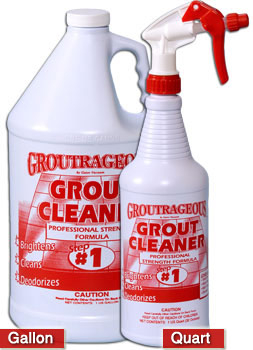 Groutrageous Professional Grout Cleaner STEP #1