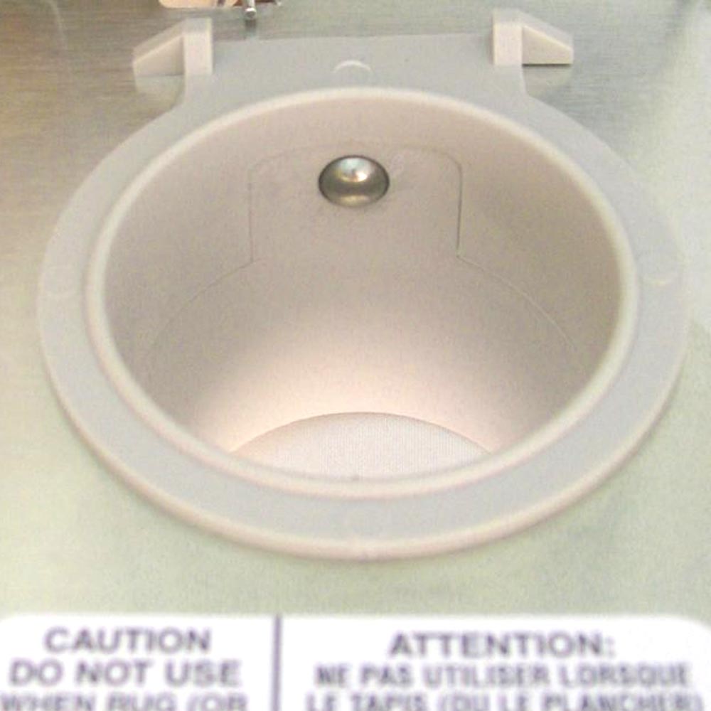 Vacumaid 1.25" Metal Wall Inlet Valve with Pin Jack