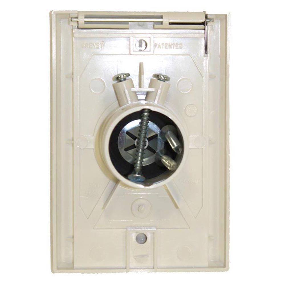 VacuValve - Full Door Wall Inlet (White, Black, and Almond)