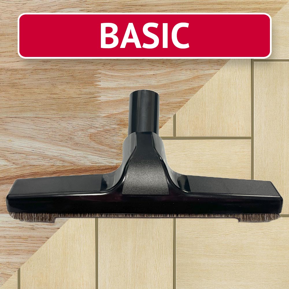 Central Vacuum 10" (Universal Fit) Bare Floor Brush Black