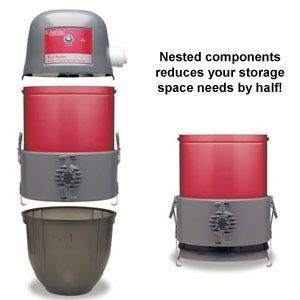 AirVac (AVR12000) 6 Gal Central Vacuum - 570 Air-watts