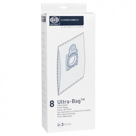 SEBO Airbelt E Filter Bags 8300AM | SEBO Vacuum Bags