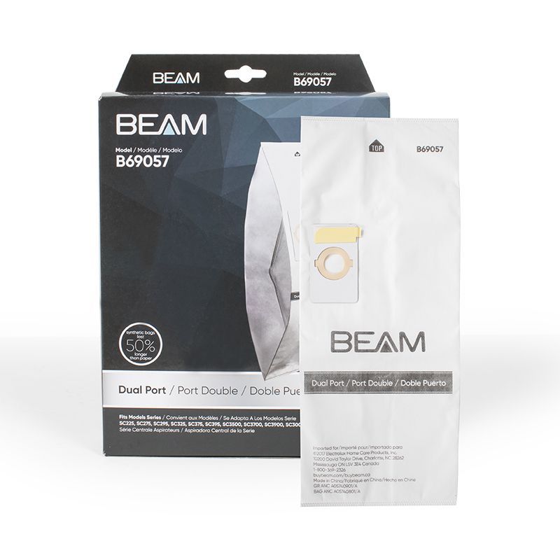 Beam ATLIS 2 Hole Premium Central Vacuum Bags