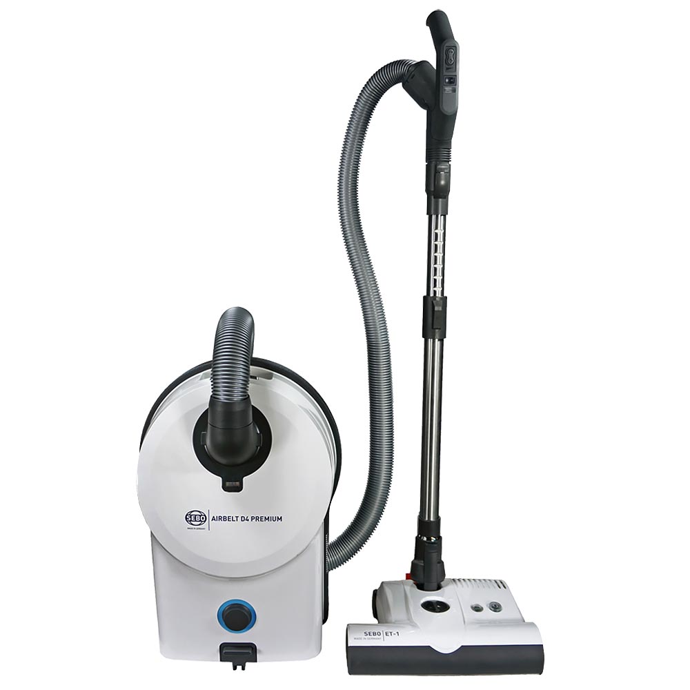 SEBO 90641AM | SEBO D4 Airbelt Premium White Canister Vacuum