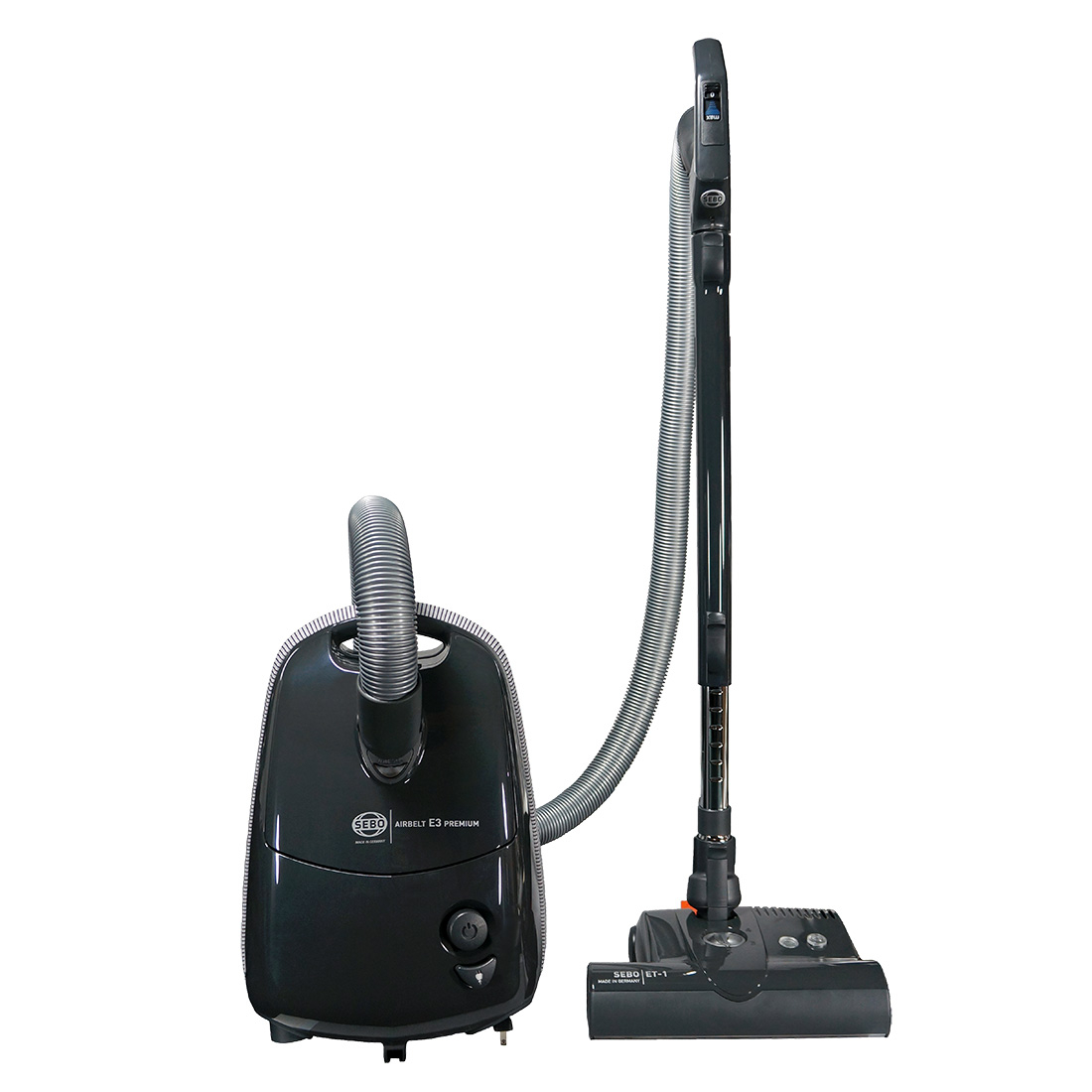 SEBO Airbelt E3 Premium Canister Vacuum Graphite (91643AM )
