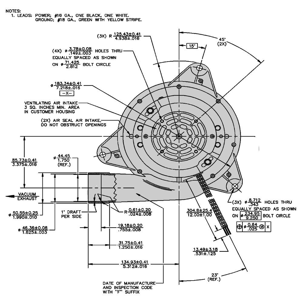 ACV Class Act Central Vacuum Motor (w/ Free Shipping)