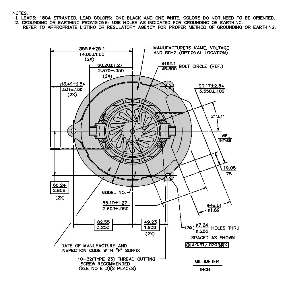 NuTone CV750 Upper Motor Central Vacuum Motor | ThinkVacuums