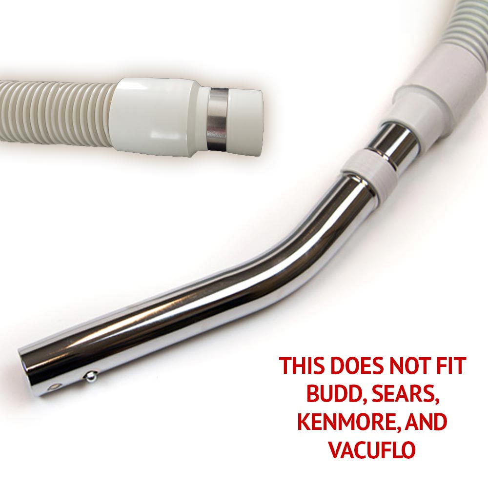 Basic Straight Suction Central Vacuum Crush-Proof Hose - 20 to 50 ft