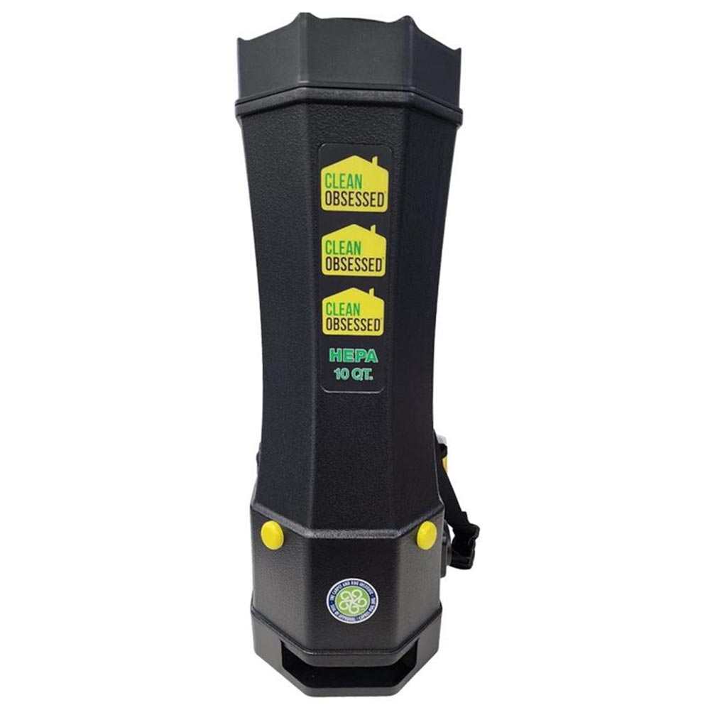Clean Obsessed CO10 - 10 Qt Heavy Duty Commercial Backpack Vacuum