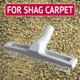 Central Vacuum Tool - Shag Carpet Rake Attachment