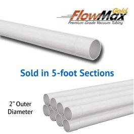 Schedule 20 Central Vacuum PVC Pipe - Professional Flomax Gold