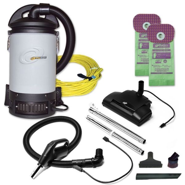 ProTeam Sierra Backpack Vacuum w/ Commercial Power Nozzle 103242 ...