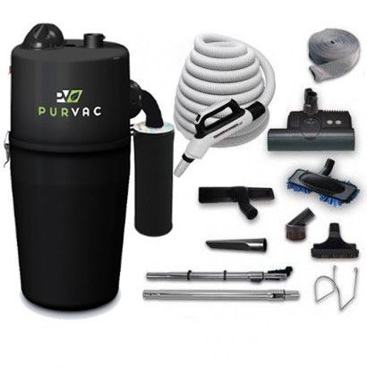 Purvac Killer Whale Central Vacuum w ET-1 Combo Kit