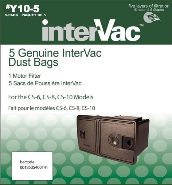 InterVac Y10-5 Genuine Dust Bags