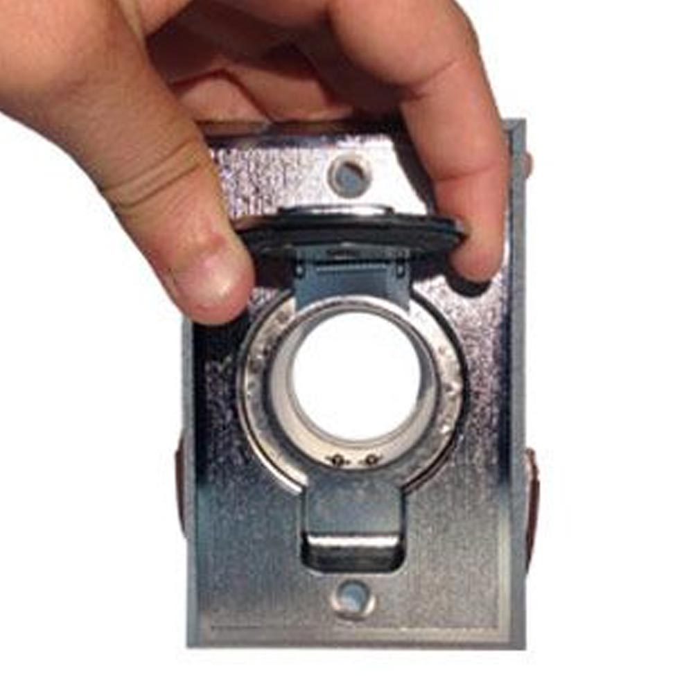 Universal Metal Wall Inlet Valve (Stainless Steel) - 1.5" Diameter