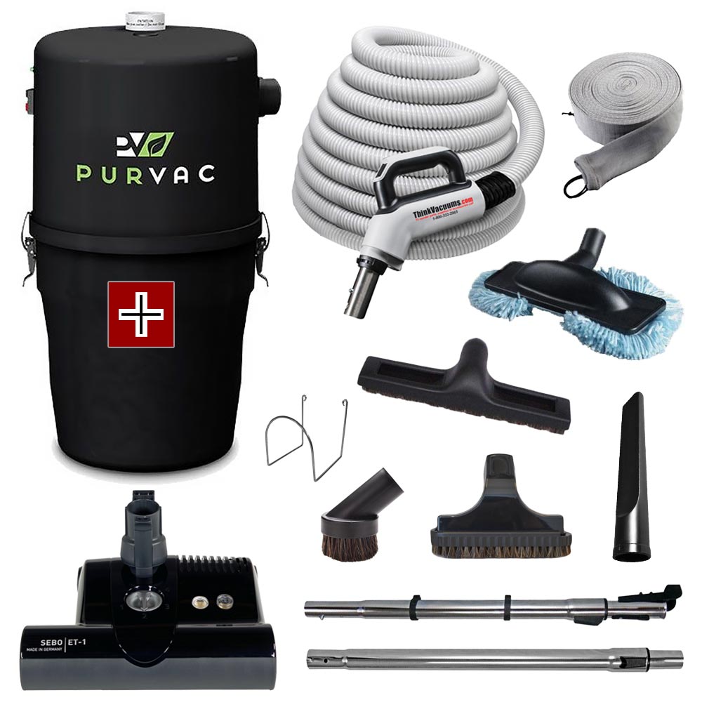 ET-1 Combo w Purvac Barracuda Central Vacuum | Free Shipping