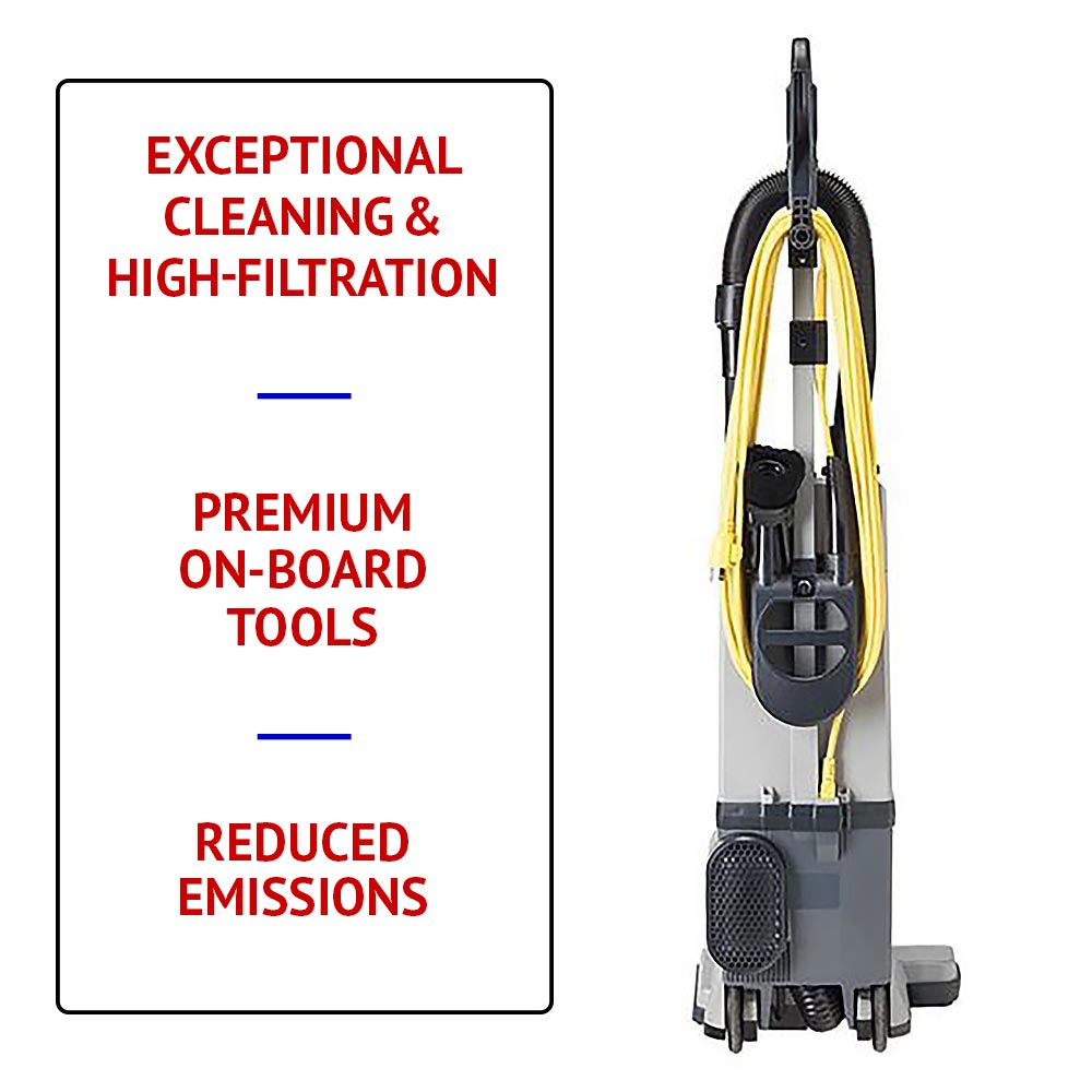 ProTeam ProForce 1200XP Grey Upright Vacuum