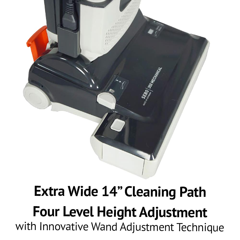SEBO 350 Mechanical Upright Vacuum (91313AM)