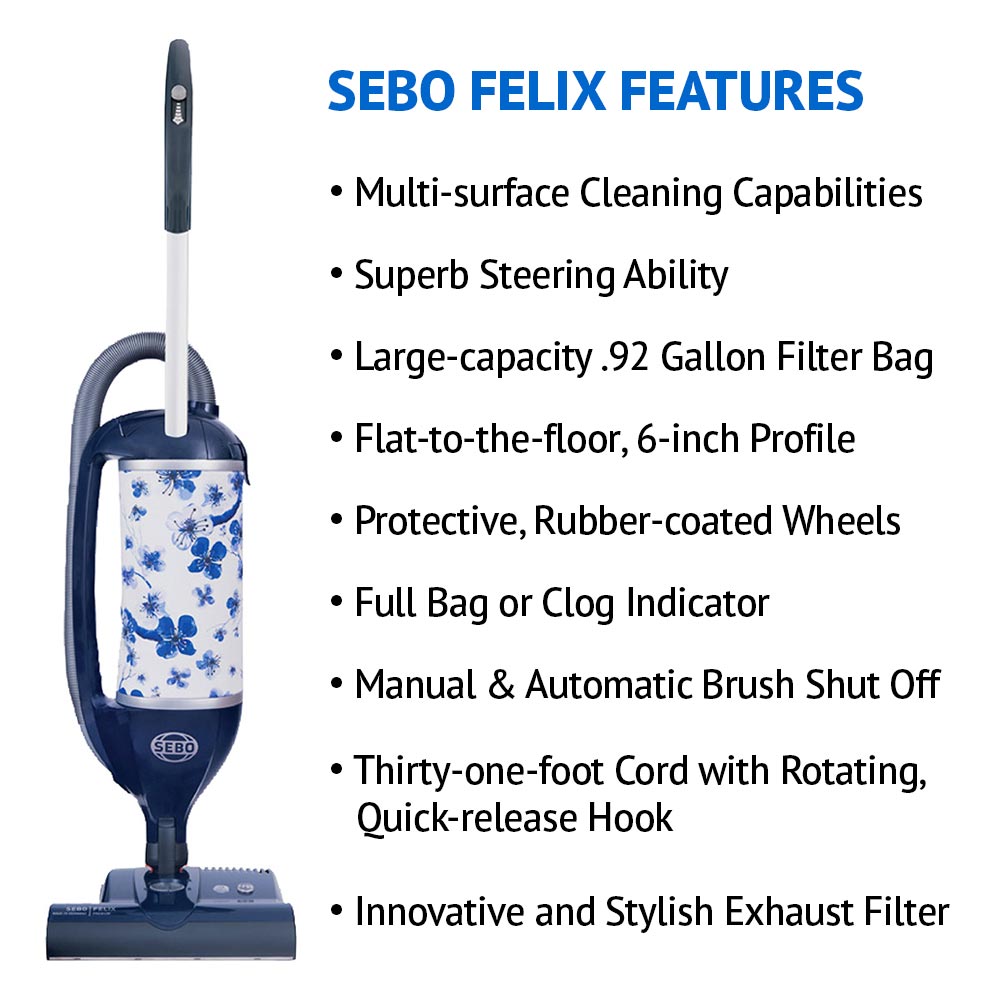 SEBO Premium Felix Indigo Upright Vacuum ($699 Shipped)