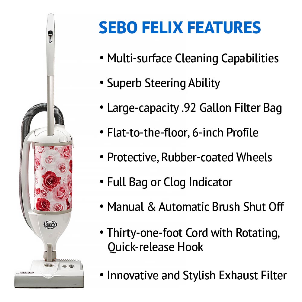 SEBO Premium Felix Rose Upright Vacuum ($699 Shipped)