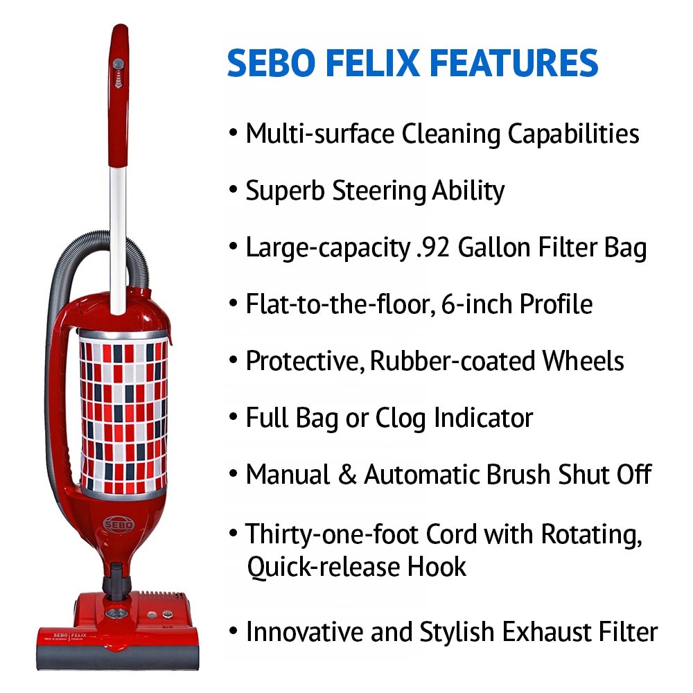 New SEBO Felix Rosso Upright Vacuum ($699 Shipped)