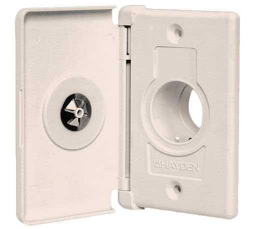 Universal Side Open Inlet Valve (Non-Electric) - Almond or White