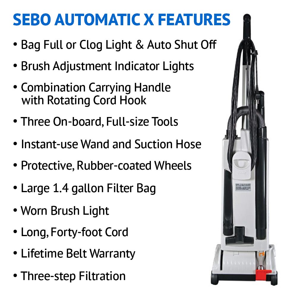 SEBO Automatic X4 Boost in White ($949 w/ Free Shipping)