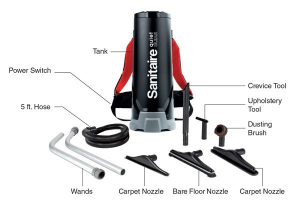 Sanitaire Transport SC535 (Commercial Grade) Backpack Vacuum